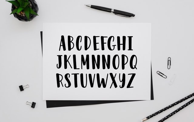 Letras mayúsculas bonitas para carteles | Noticias | Área gráfica digital