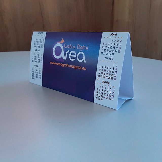 Imprimir Calendarios de Mesa Triangulares 2023 - AreaGraficaDigital