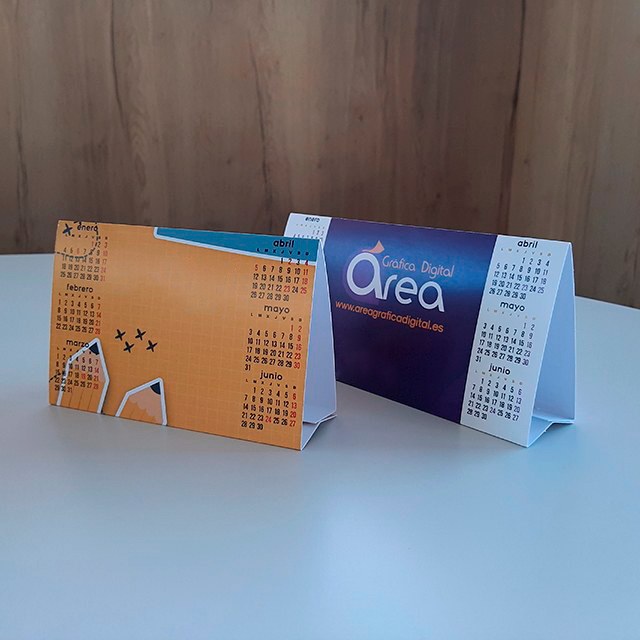 Imprimir Calendarios de Mesa Triangulares 2023 - AreaGraficaDigital