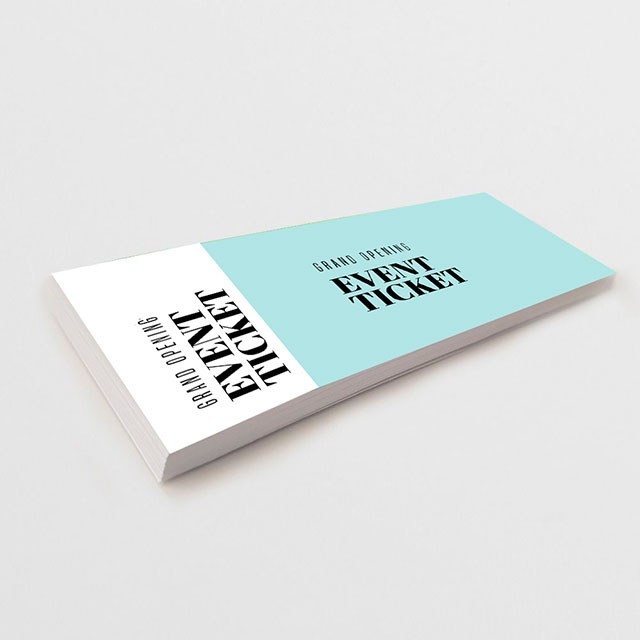 Imprimir talonarios para rifas, lotería y entradas personalizados